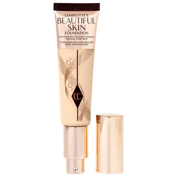 Charlotte Tilbury Fond De Teint Liquide Couvrance Moyenne Beautiful Skin Avec Acide Hyaluronique 10 Chaud - 2 Chaud